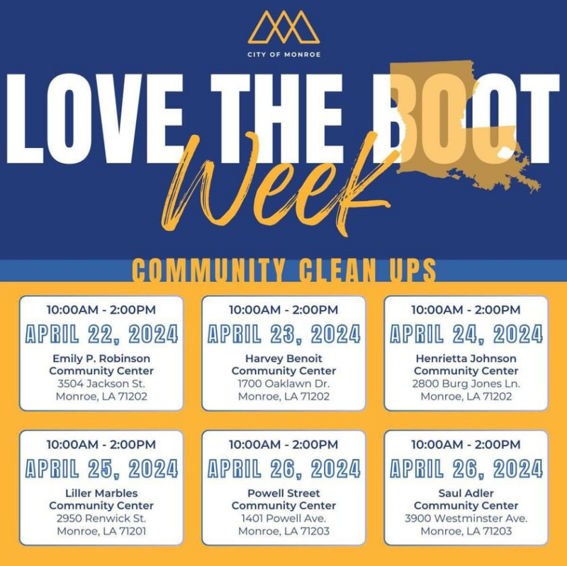 Henrietta Johnson Community Center Cleanup - Ouachita Green