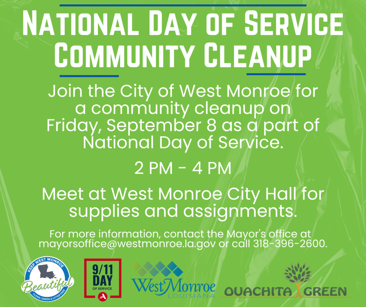 National Day of Service Community Cleanup - Ouachita Green